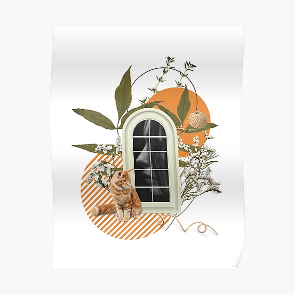 Póster «Cathy y el gato pelirrojo» de katakania | Redbubble