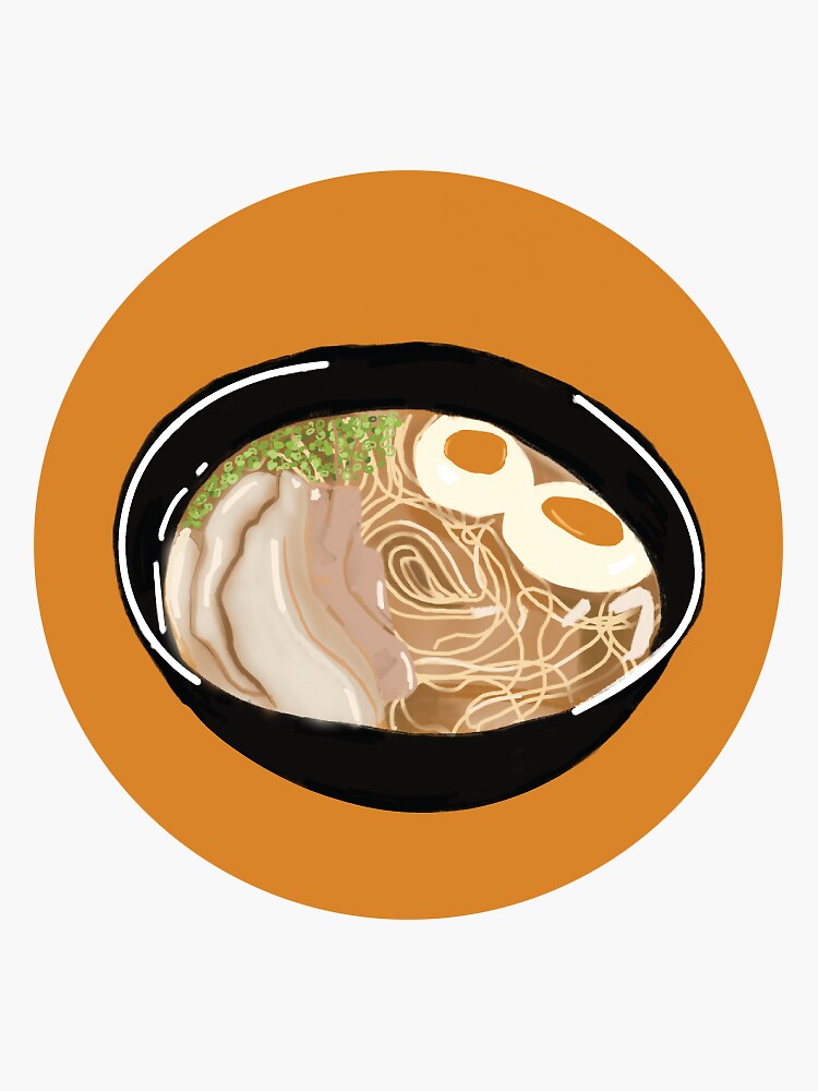"Ramen" Sticker for Sale by berriesnbalm | Redbubble