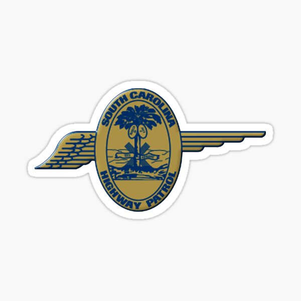 "South Carolina Highway Patrol" Sticker for Sale by Lawrence Baird ...
