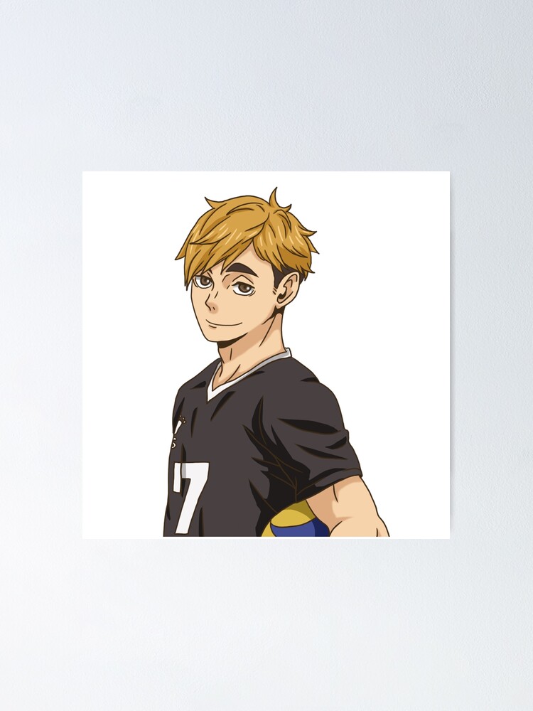 "Haikyuu!! Miya Atsumu Sticker" Poster by H0llyDays | Redbubble