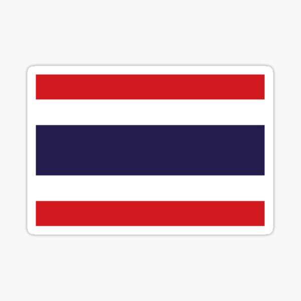 "Thailand flag" Sticker for Sale by emeksedesign | Redbubble
