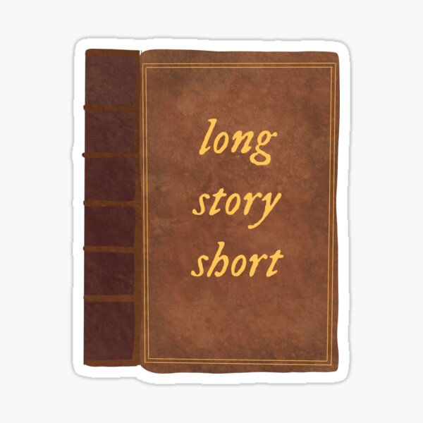 "LONG STORY SHORT // TAYLOR SWIFT" Sticker for Sale by annikaroberto ...
