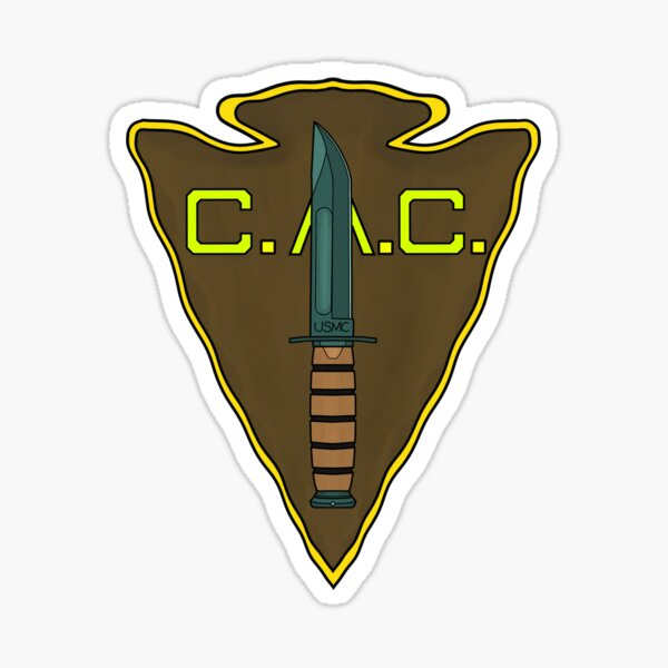 "CAC KABAR Logo" Sticker for Sale by CombatArmsMedia | Redbubble