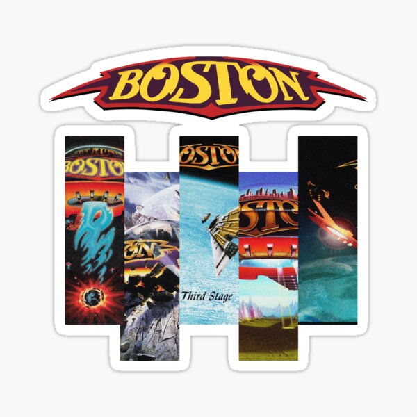 Boston Band Stickers | Redbubble