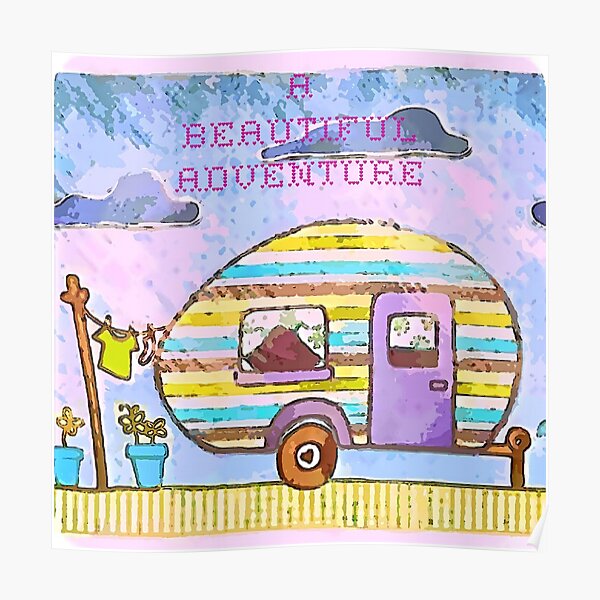 Vintage Caravan Posters | Redbubble