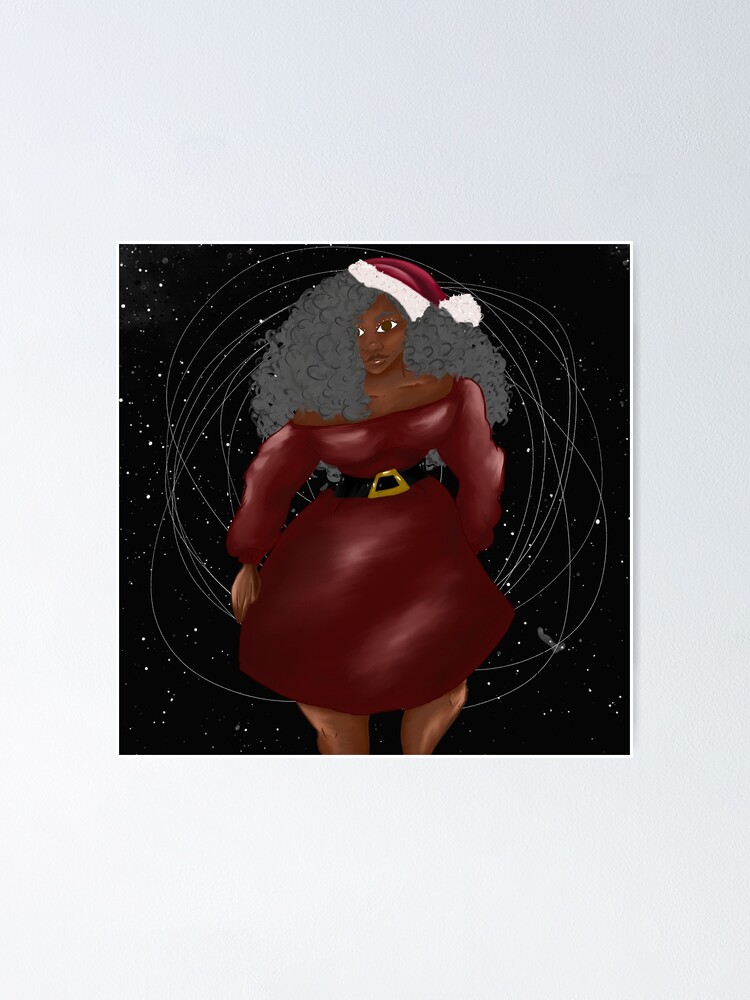 "Mrs. Claus with Body-Ody!" Poster for Sale by jwhitneyart | Redbubble