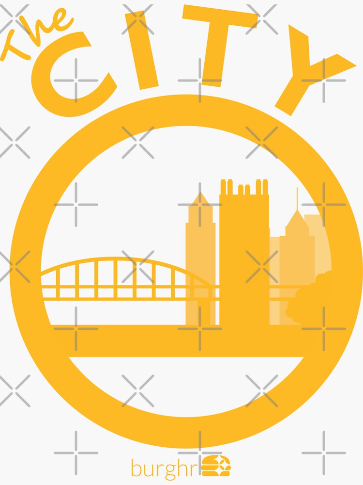 "The City" Sticker for Sale by burghr | Redbubble