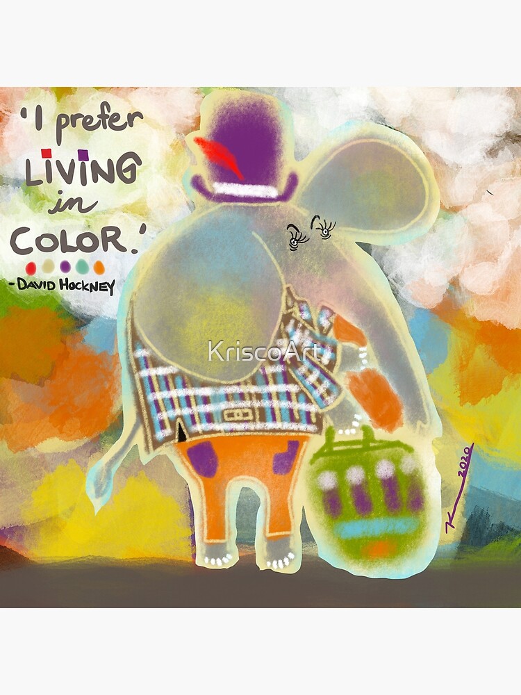 "Living in Color" Poster for Sale by KriscoArt | Redbubble