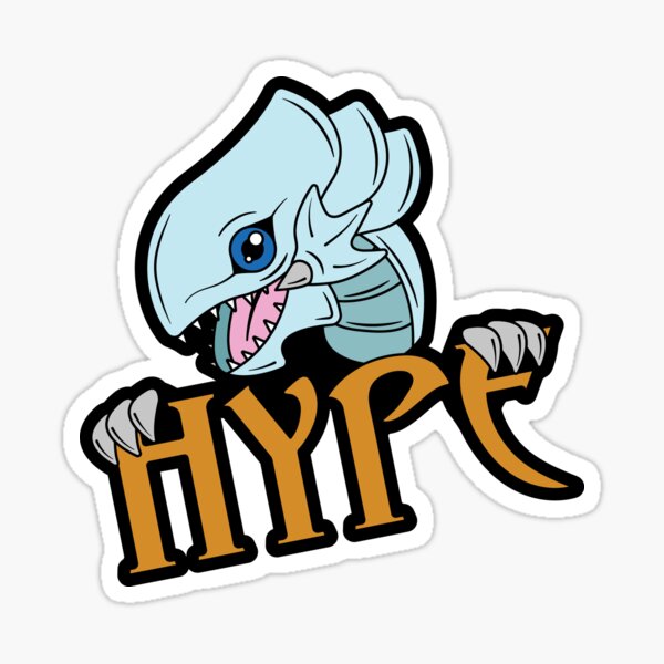 "DragonLord Hype" Sticker for Sale by DragonLordAzure | Redbubble