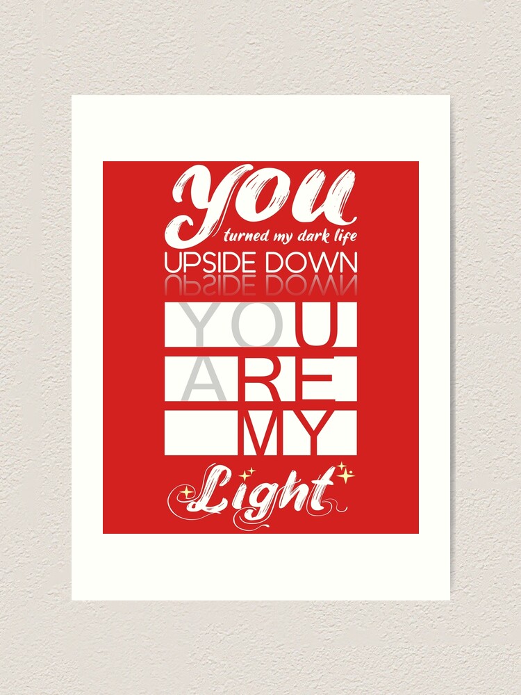 "BTS SUGA Quote On "Blueberry Eyes" - Red Ver." Art Print by ...