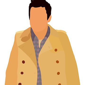 "Nick Miller Trench Coat Vector Drawing" Sticker for Sale by Jess-16 ...