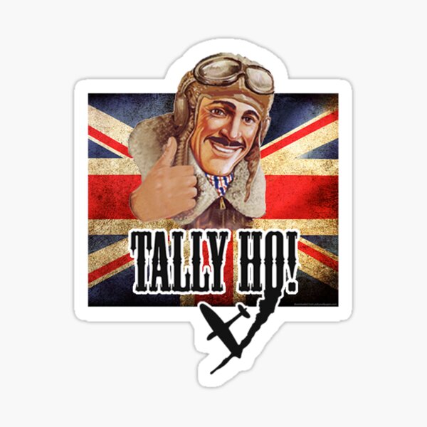 "Best of British - Tally Ho!" Sticker for Sale by JoelCortez | Redbubble