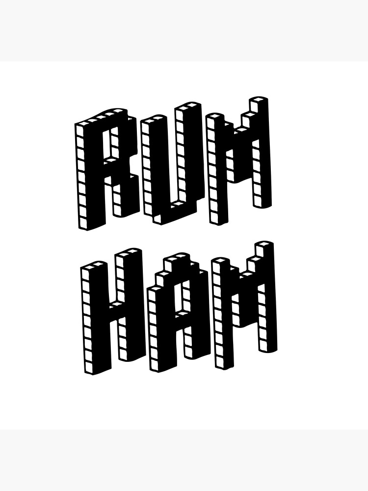 "RUM HAM Always Sunny" Poster for Sale by NileCoyote | Redbubble