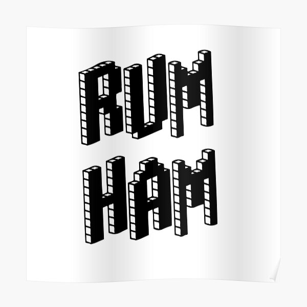 "RUM HAM Always Sunny" Poster for Sale by NileCoyote | Redbubble
