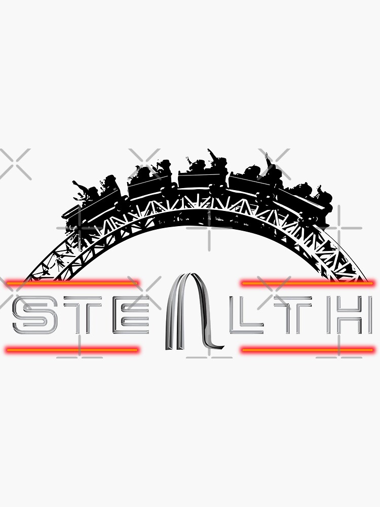 "Stealth Silhouette Design" Sticker for Sale by carowindsfanson | Redbubble