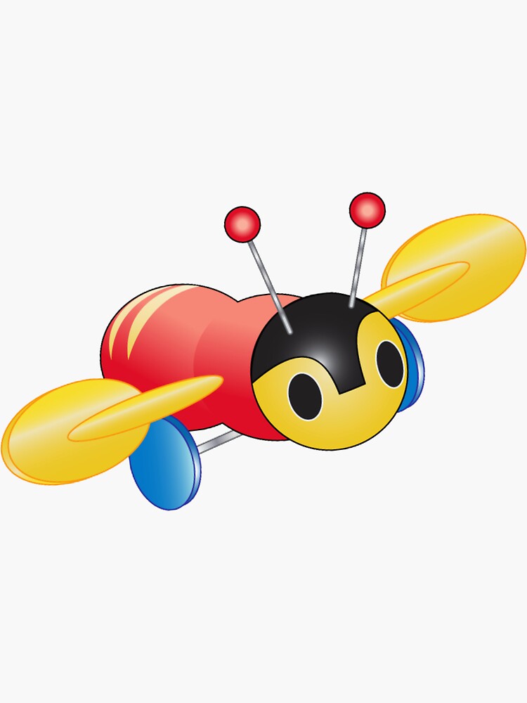 "New Zealand, Kiwi Buzzy Bee" Sticker for Sale by CarolaTees | Redbubble