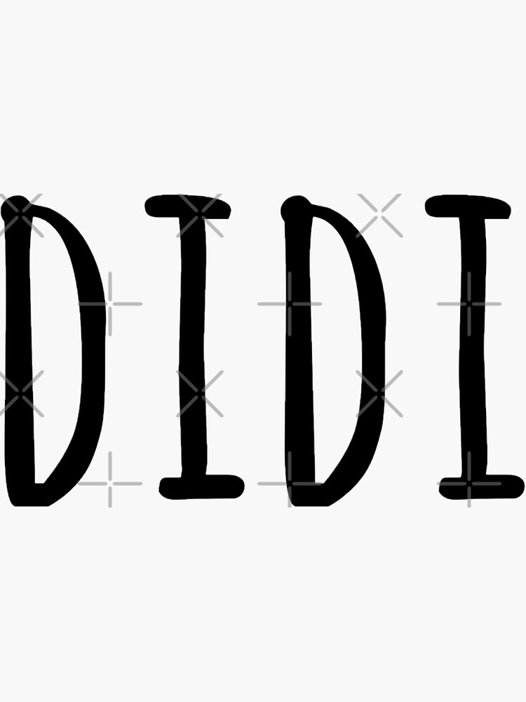 "Didi" Sticker by PurpleBandar | Redbubble
