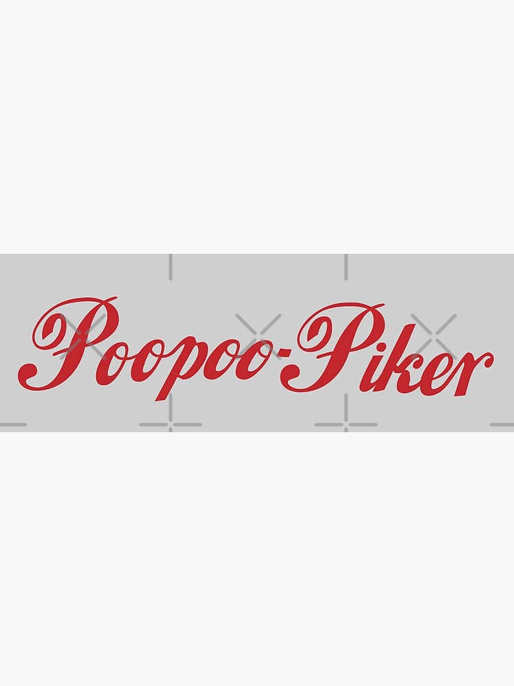 "hasan piker - poo poo piker coca cola logo" Art Print for Sale by ...