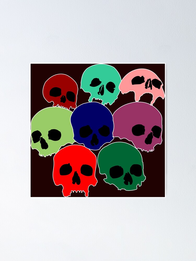 "Skull Many Skulls " Poster by Saurabh5814 | Redbubble