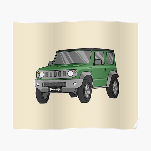 "Suzuki Jimny- Jeep" Poster for Sale by JenniferSusanto | Redbubble