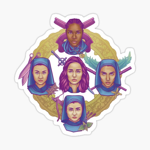 "Warrior Nun OCS" Sticker for Sale by malotofv | Redbubble