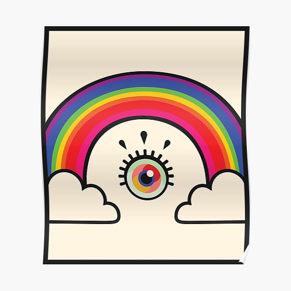 Póster «Sobre el arcoiris» de FUNDX | Redbubble