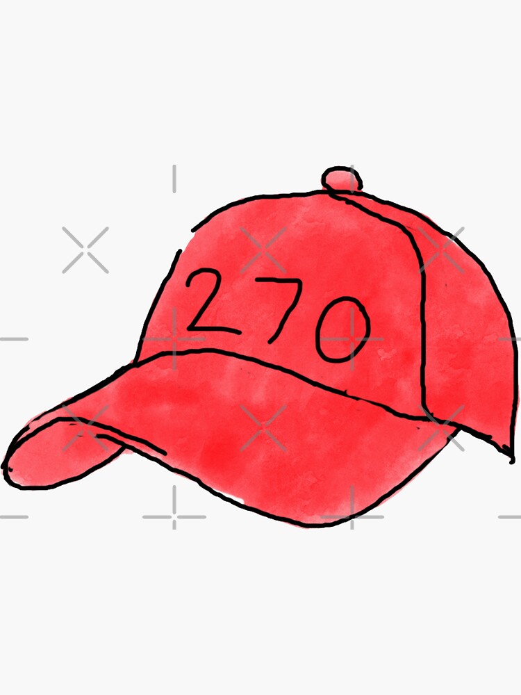 "Watercolor 270 Area Code Hat" Sticker for Sale by shelbyshutup | Redbubble