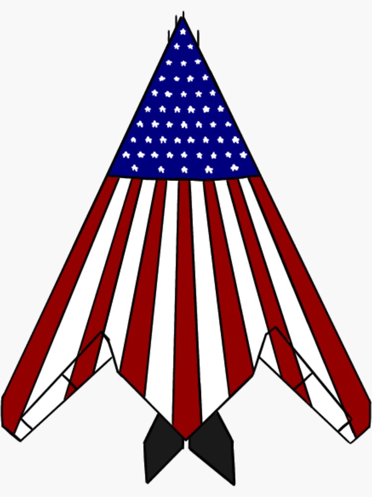 "F-117 Nighthawk American Flag" Sticker for Sale by T3Swyatt | Redbubble