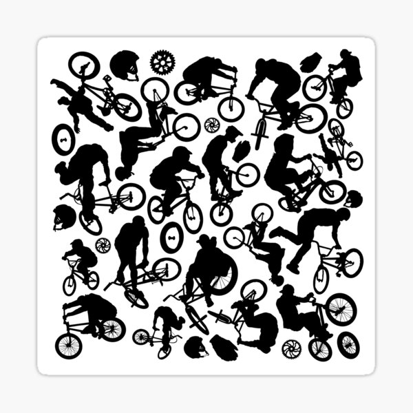 "BMX furry black" Sticker for Sale by louds | Redbubble