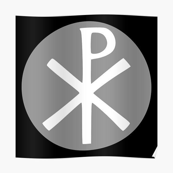 Chi Rho Christian Symbol Posters | Redbubble