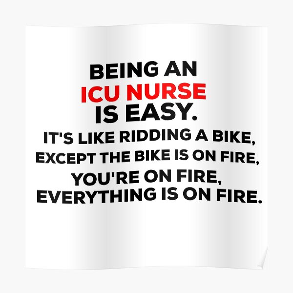 Icu Nurse Posters | Redbubble