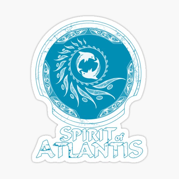 "Atlantis symbol" Sticker for Sale by NicGrayGraphic | Redbubble
