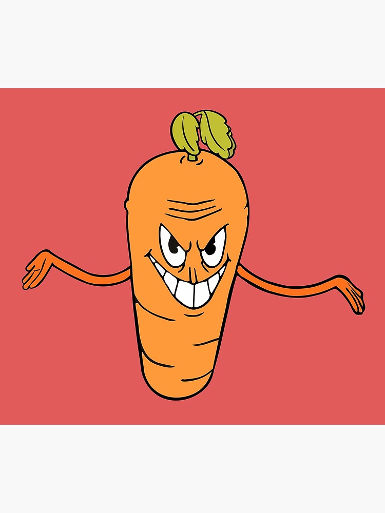 "Carrot boss Cuphead" Poster for Sale by Catharthic | Redbubble