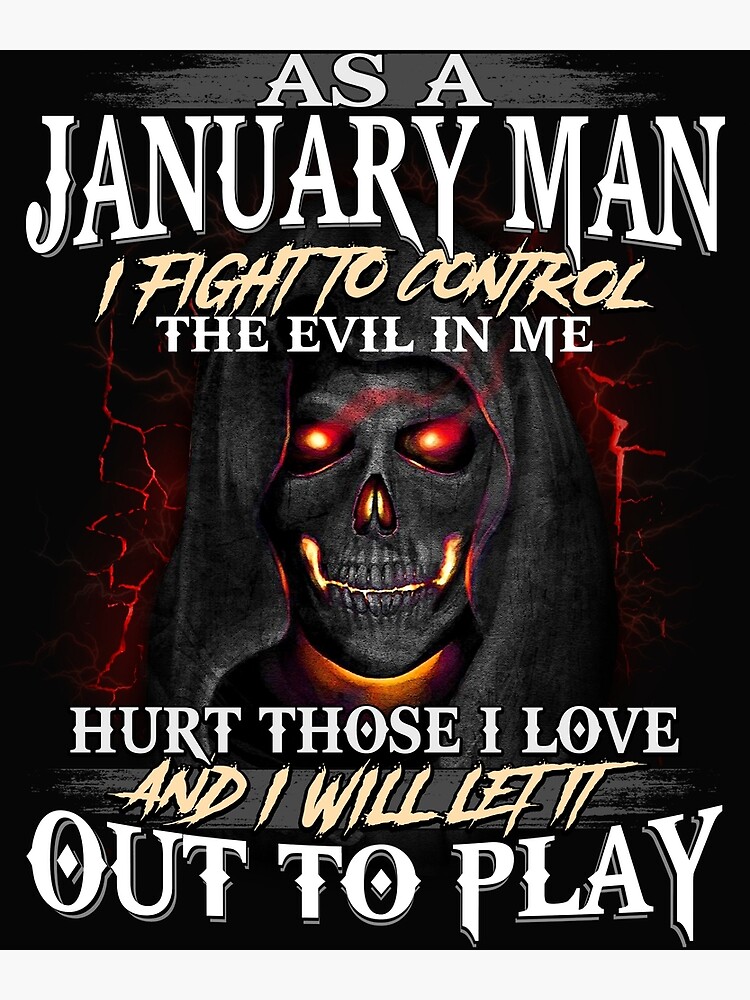 Lámina fotográfica «COMO HOMBRE DE ENERO, LUCHA PARA CONTROLAR EL MAL ...