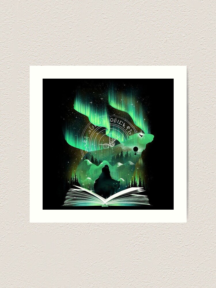 "alethiometer in a northern lights" Art Print by Merchmanga | Redbubble