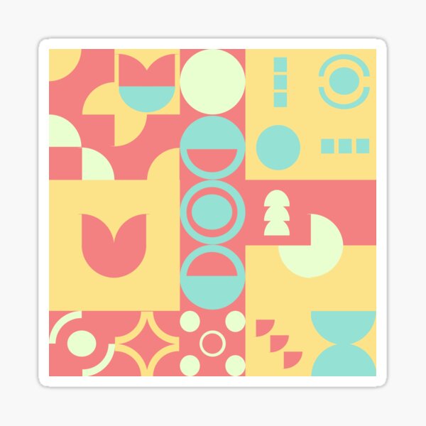 "NEO GEO" Sticker for Sale by RacheDesign | Redbubble