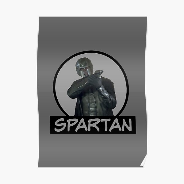 "Spartan with Gun - John Diggle - Comic Book Text" Poster by ...