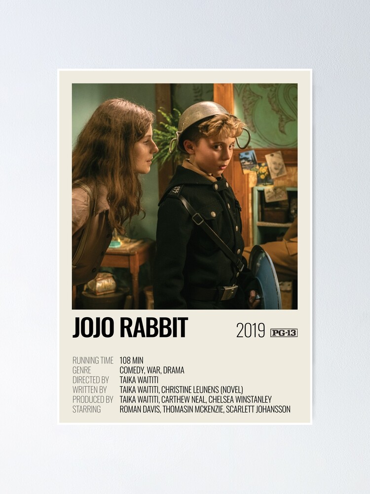"Jojo Rabbit (2019) movie poster" Poster by sistertea | Redbubble