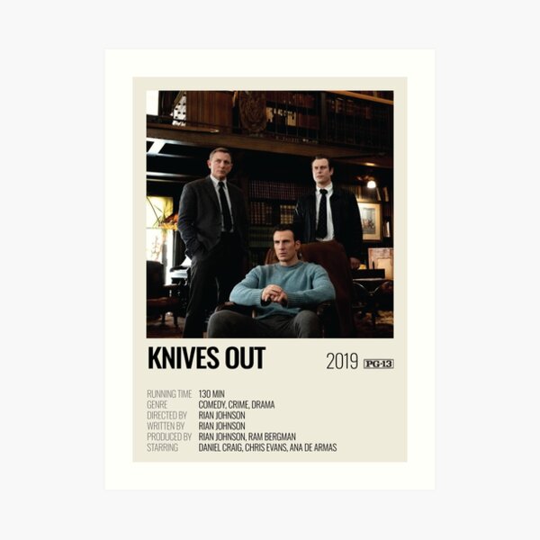 "Knives Out (2019) movie poster" Art Print for Sale by sistertea ...