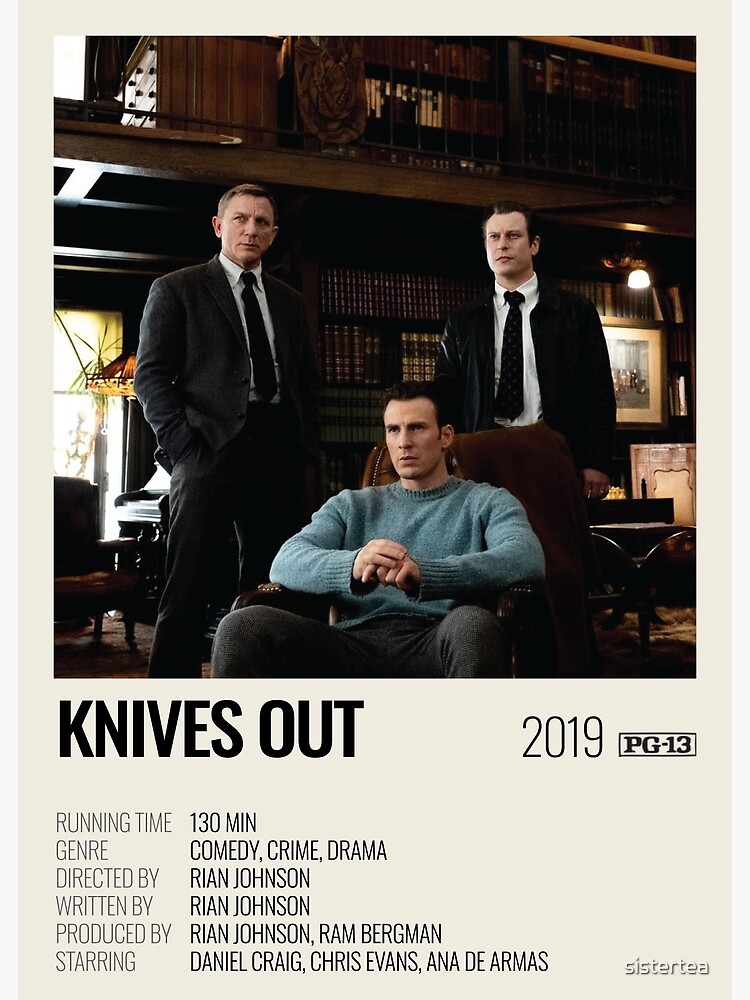 "Knives Out (2019) movie poster" Poster for Sale by sistertea | Redbubble