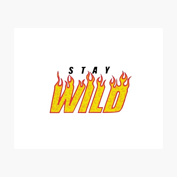 Stay Wild Ben Azelart Photographic Prints | Redbubble