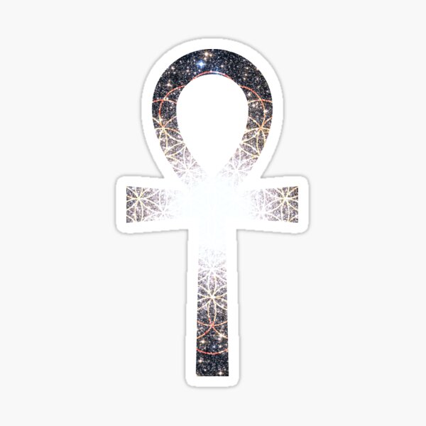 "Sacred Geometry Star Cluster | Ankh" Sticker by SirDouglasFresh ...