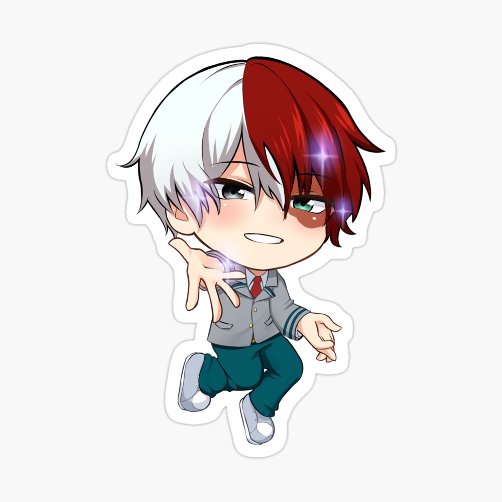 Shoto Todoroki, Dibujo De Chibi Anime Shoto Todoroki: Origen, Shouto ...
