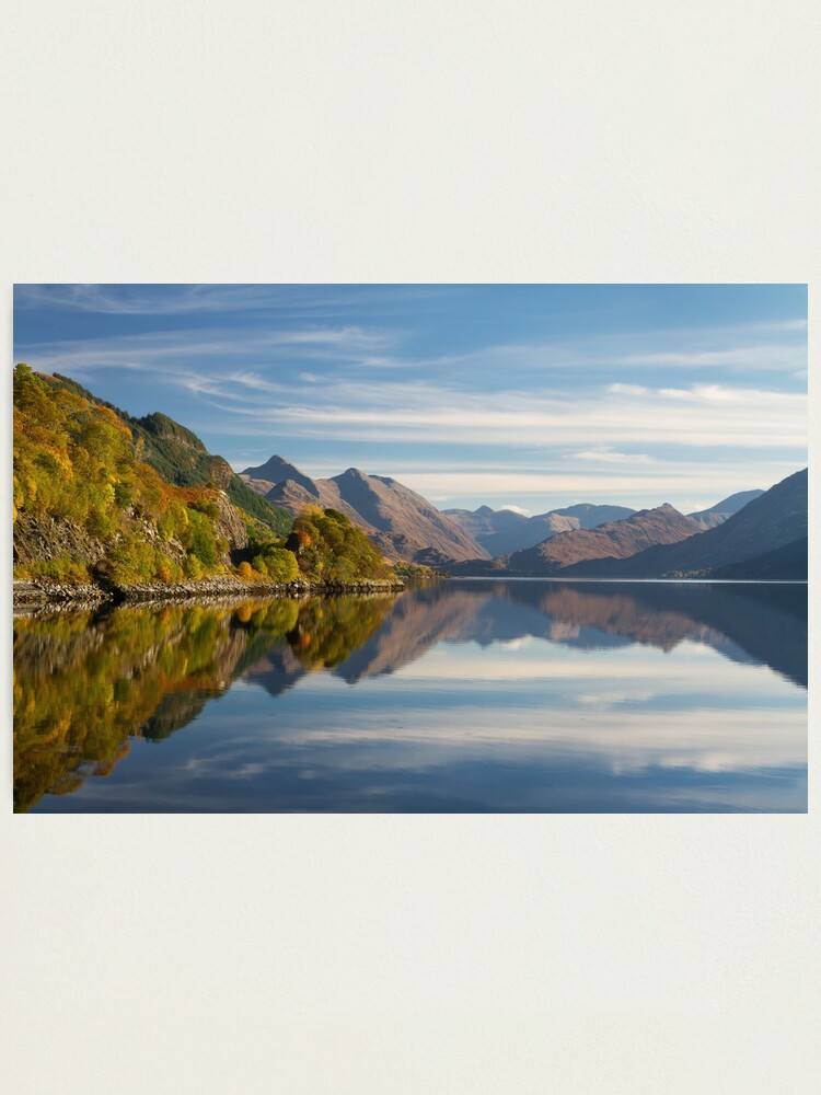 "Five Sisters in Autumn and Loch Duich Inverinate Scotland ...