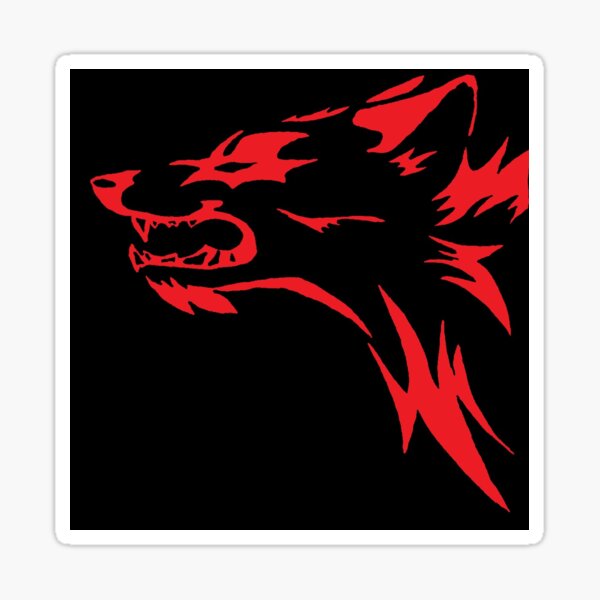 "New logo" Sticker for Sale by Wolf-Industries | Redbubble