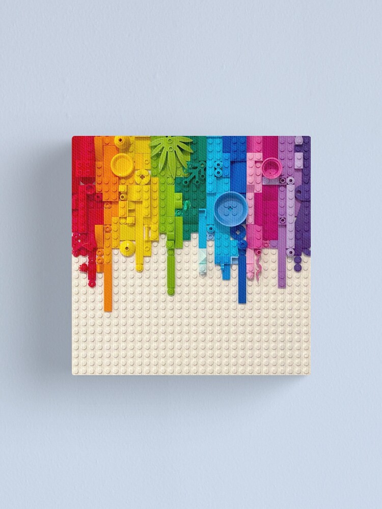 "Rainbow drip" Canvas Print for Sale by Roisin678 | Redbubble