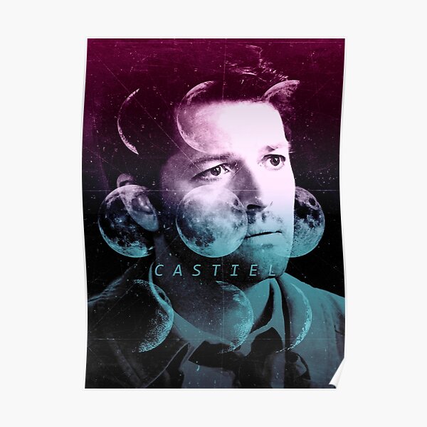 "Castiel" Poster for Sale by ruledbycrowley | Redbubble
