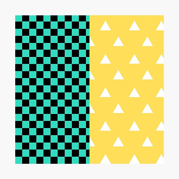 Impression photo « Tanjiro et Zenitsu Wagara Pattern Kimetsu No Yaiba ...