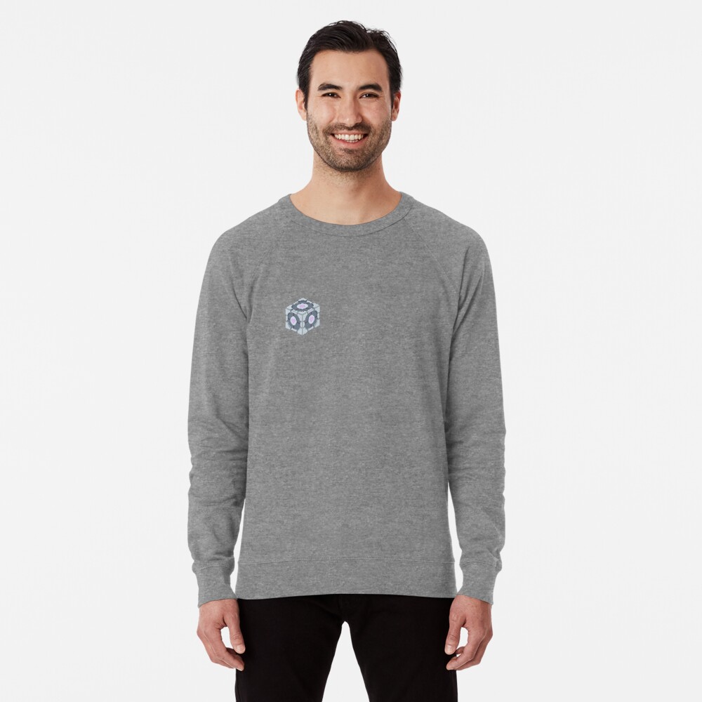 "Companion Cube Portal 2 Merch" Sticker for Sale by kiwikieron | Redbubble