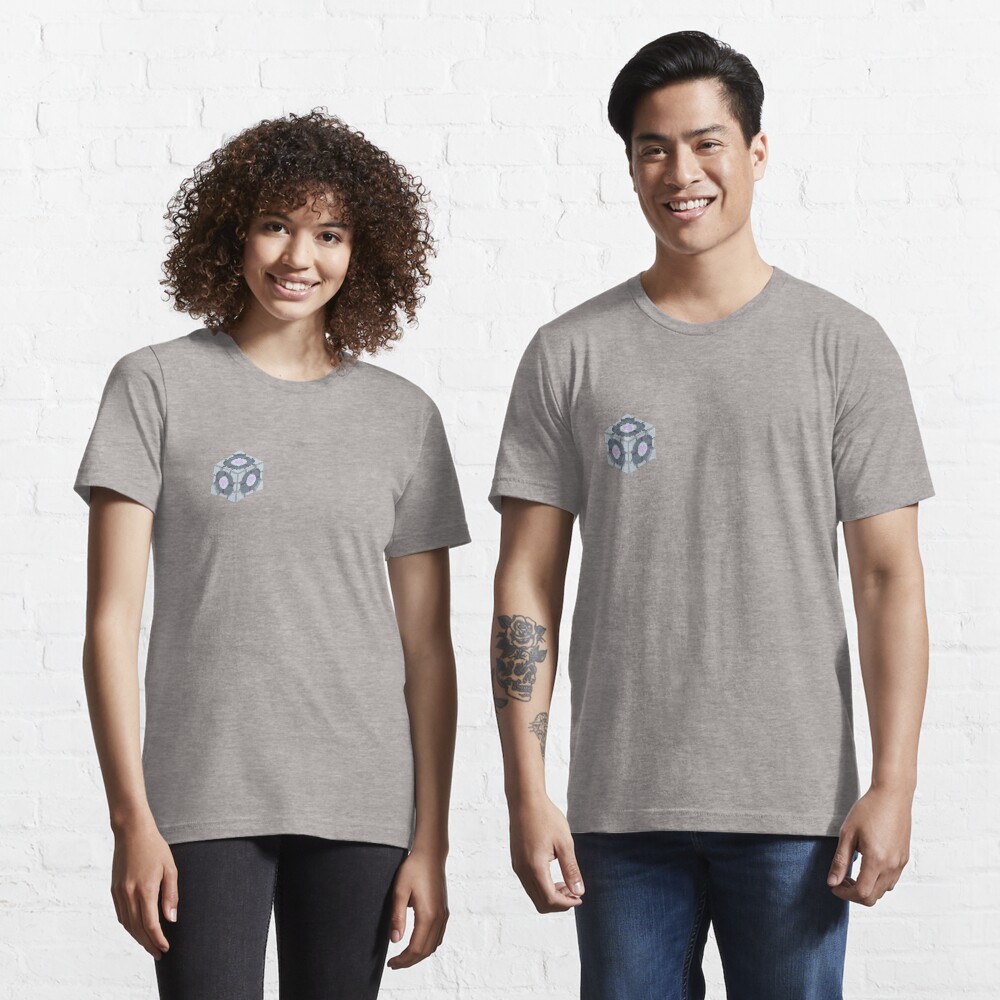 "Companion Cube Portal 2 Merch" Sticker for Sale by kiwikieron | Redbubble